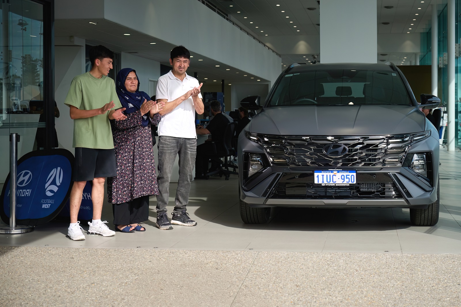 Fatima's in the driving seat thanks to Forrestfield's Hyundai raffle ...